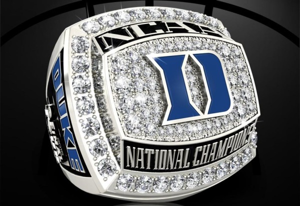 Duke's National Championship Ring Is Amazing (Photo)